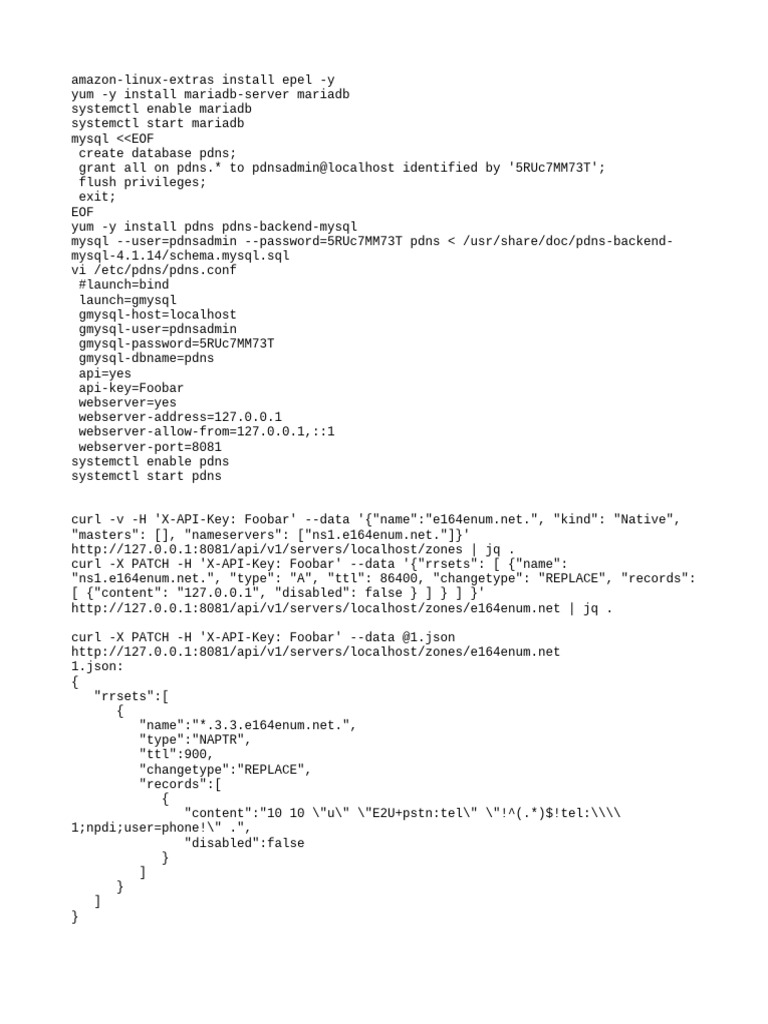 ENUM using PowerDNS | PDF | Free Software | Software ENUM using PowerDNS | PDF | Free Software | Software