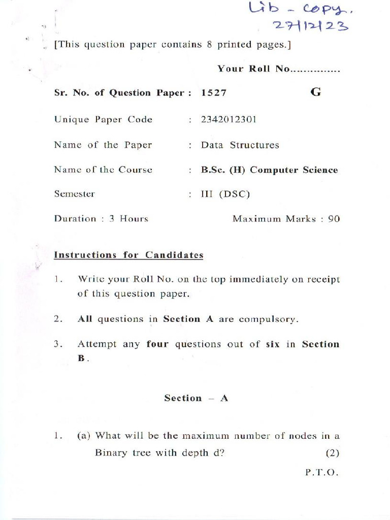 2024 Data Structures | PDF