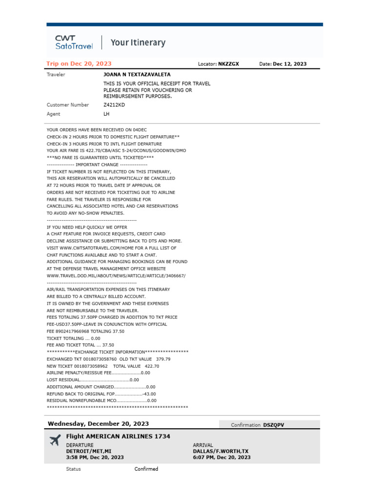 LOTERI | PDF | American Airlines | Airlines