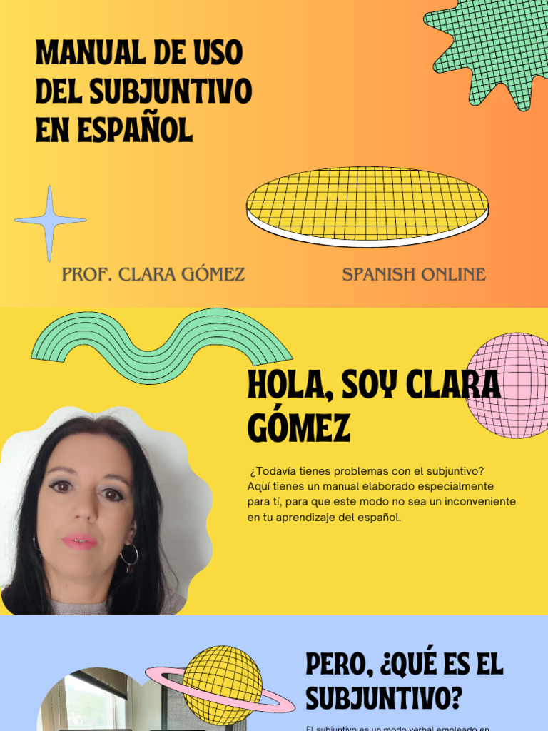 Uso y Formación del Subjuntivo en Español | PDF | Verbo | Tipología ...