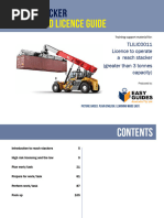 Container Reach Stacker Safety Book | PDF | Fires | Safety