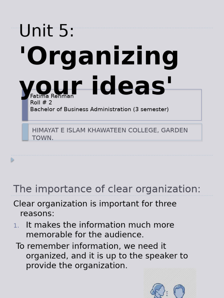 Unit # 5 Organizing Your Ideas-1 | PDF | Libraries | Bibliography