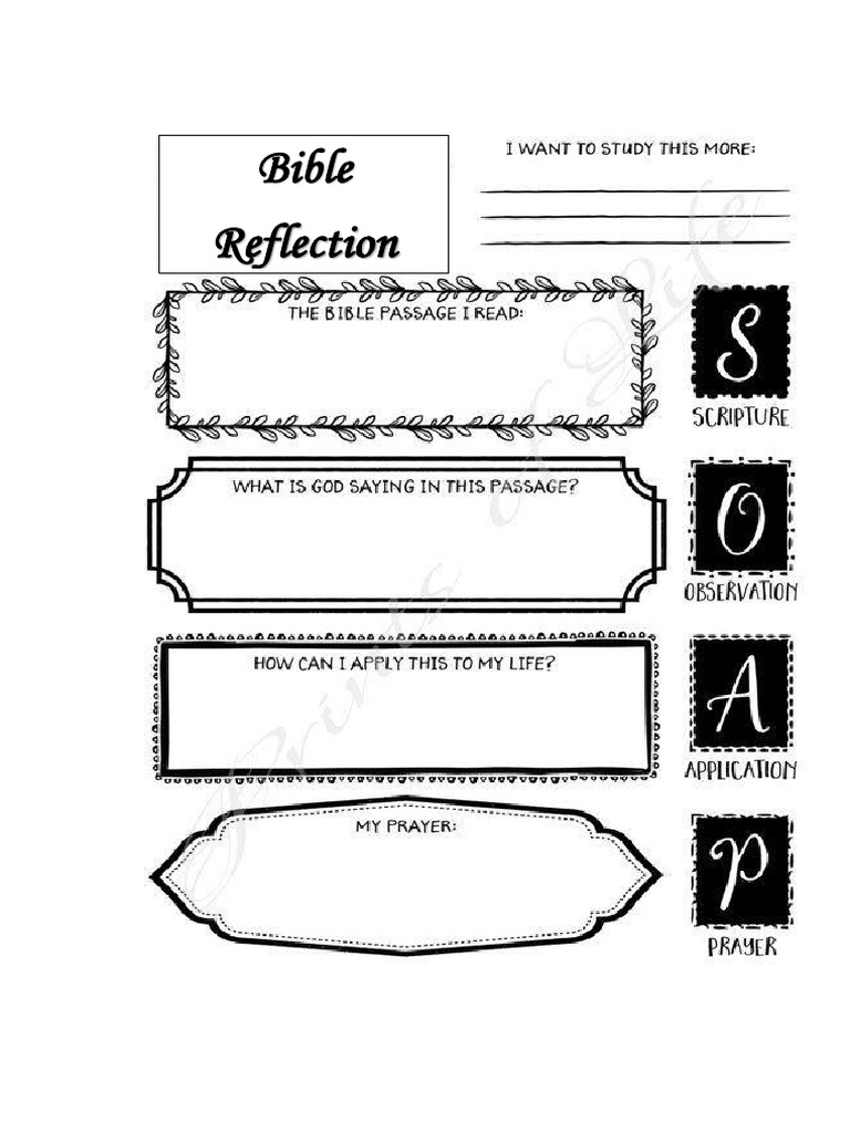 Bible Reflection | PDF
