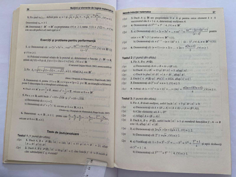 Culegere matematica Breviar teoretic Petre Simion pag 36-37 | PDF
