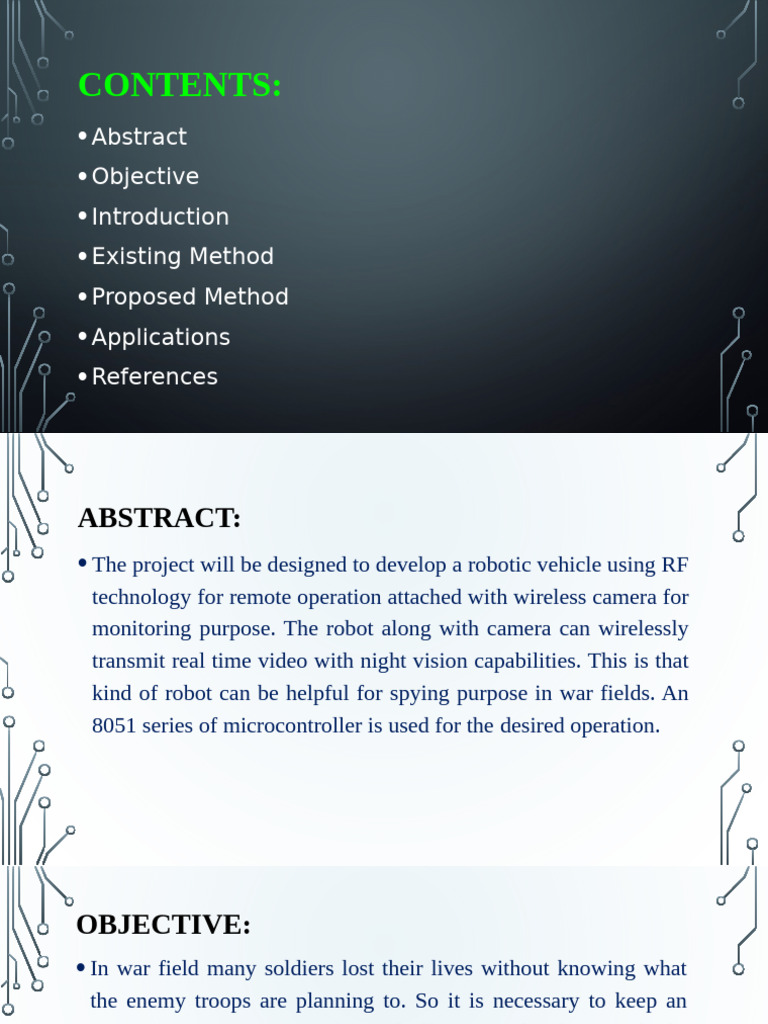 RF-Powered Surveillance Robot Design | PDF | Radio | Wireless