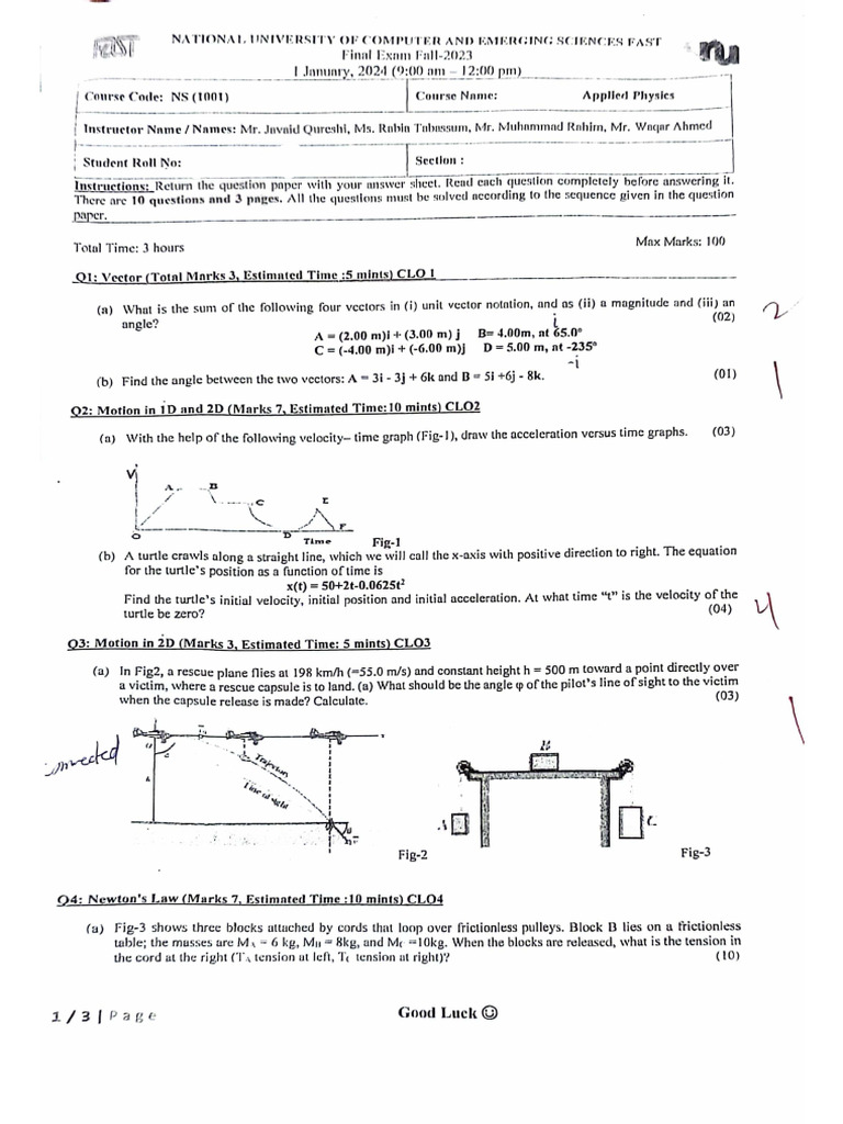 AP Final Fall 2023 | PDF