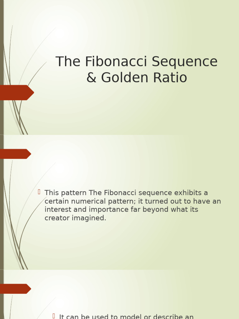 II. The Fibonacci Sequence | PDF | Mathematics