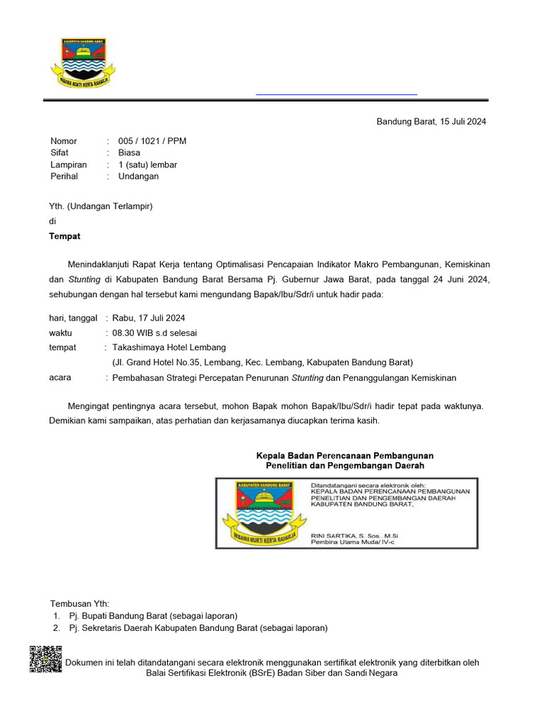 Surat Undangan - FGD Strategi Dalam Stunting Dan Kemiskinan - 17 Jul 24 ...
