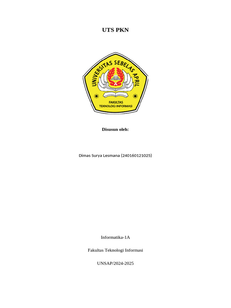 Uts Etika Dimas Surya Lesmana | PDF