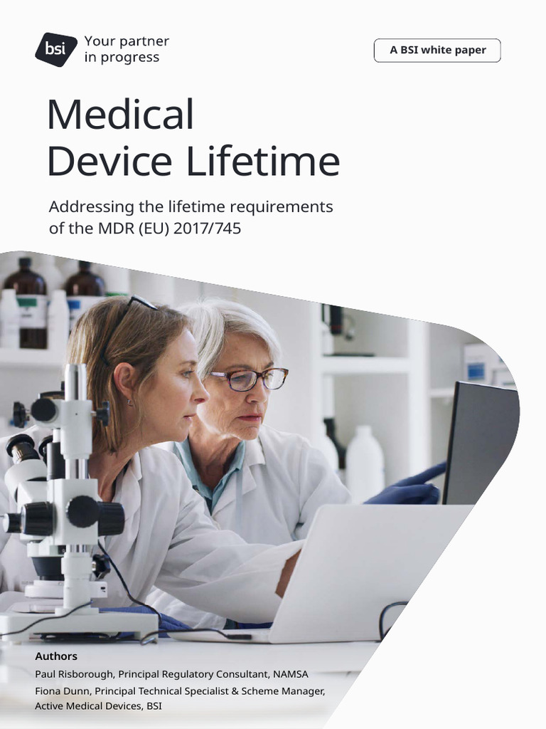 MDR 745/17: Medical Device Lifetime Guide | PDF | Medical Device ...