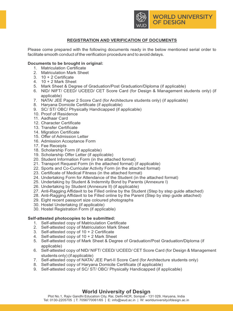 Admission Docs 2024-25 Updated | PDF | Canon Eos | Pencil