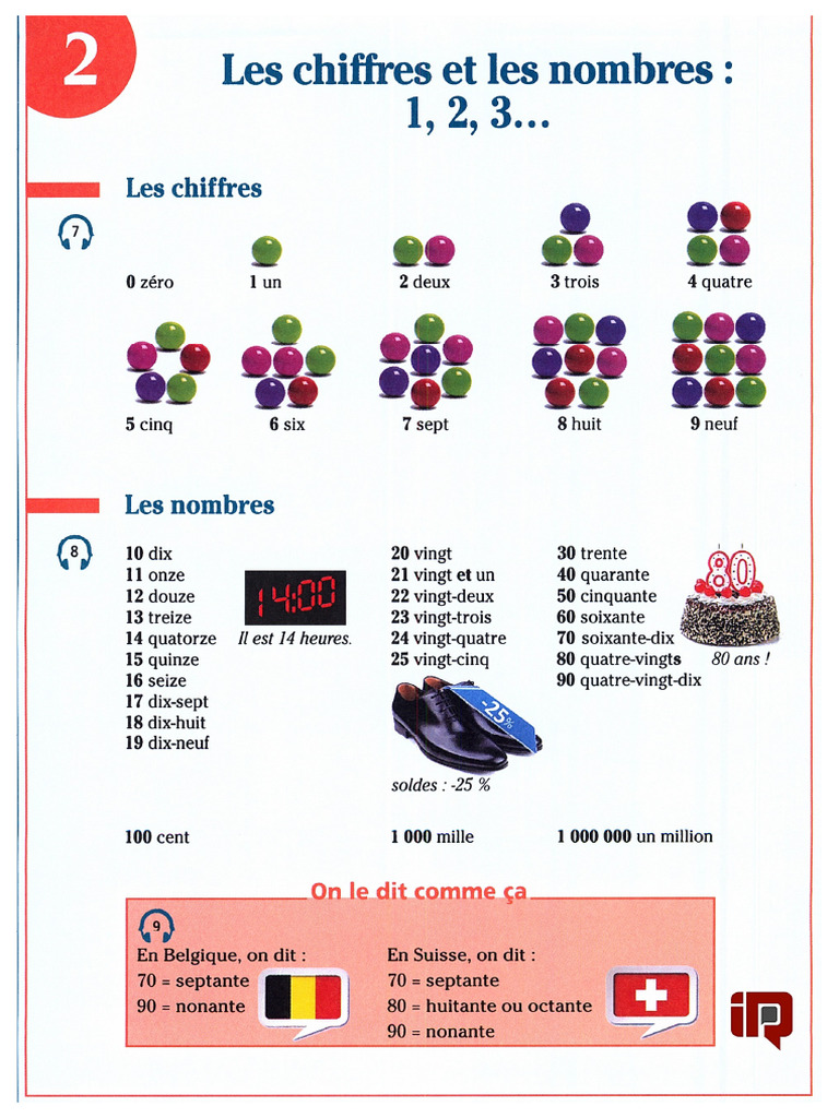 Les Chiffres Et Les Nombres | PDF