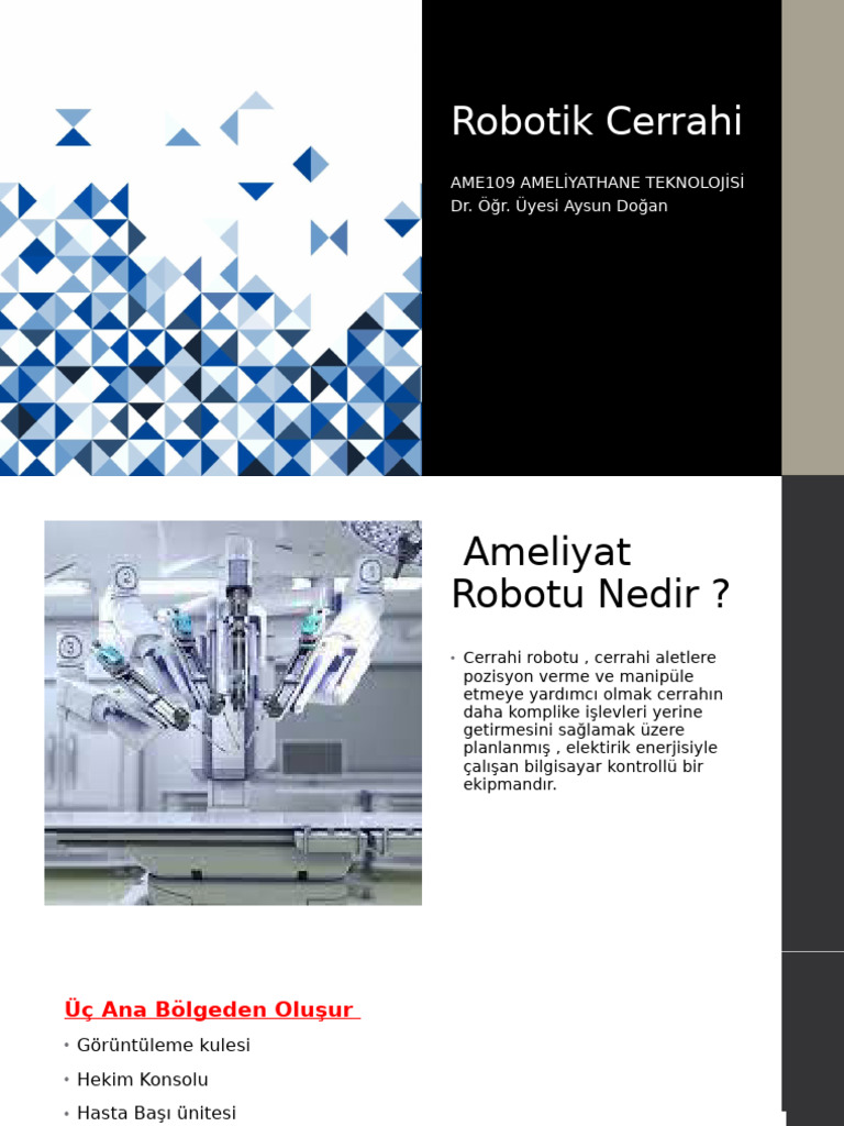 12. Robotik Cerrahi (1) | PDF