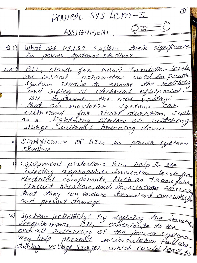 Power System 2 Assignment | PDF