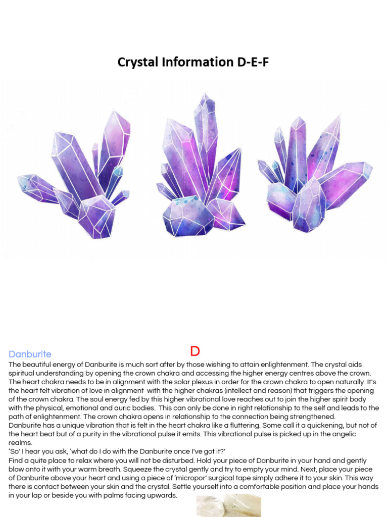 07 Crystal Information D | PDF | Limestone