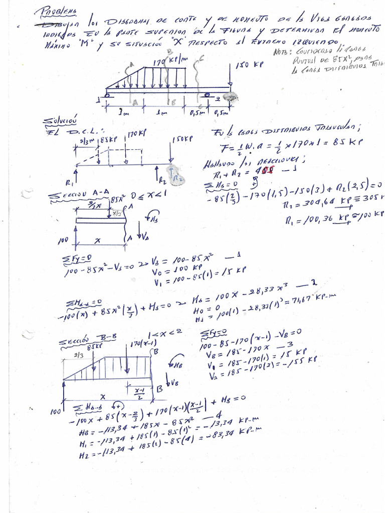 Ejercicio 1 Vigas MRM | PDF