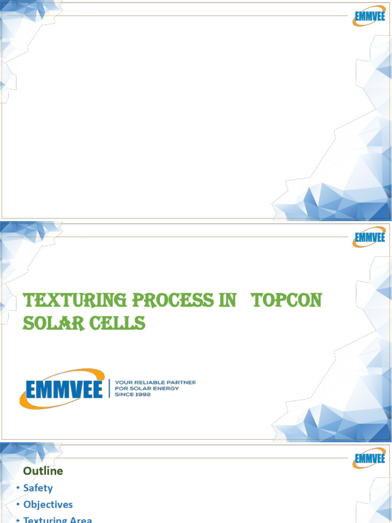 1 Texturing | PDF | Silicon | Hydroxide