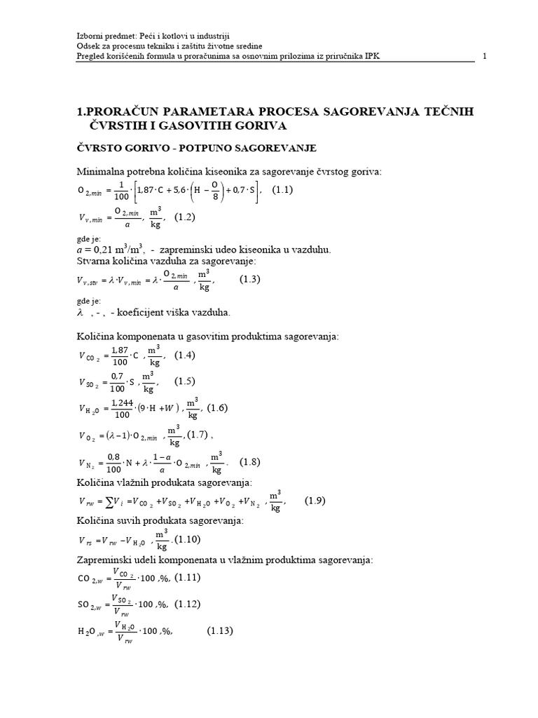 Skripte sa formulama-za ispit PiKuI | PDF