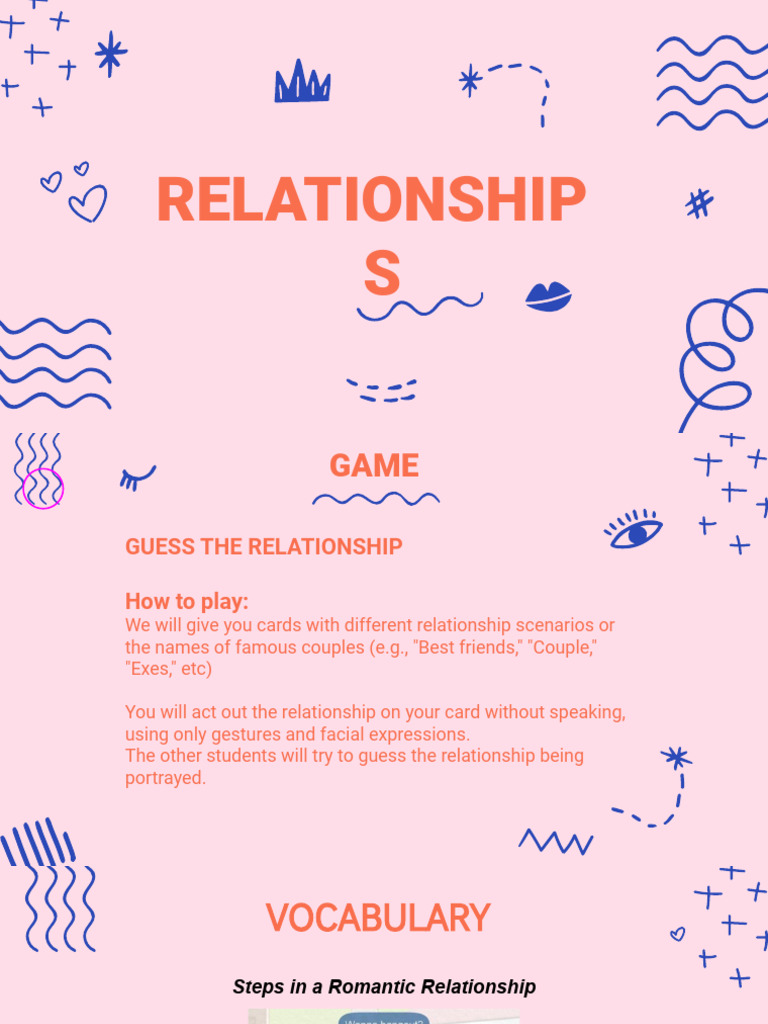 Lesson 05 - Relationship | PDF | Vocabulary | Romance (Love)