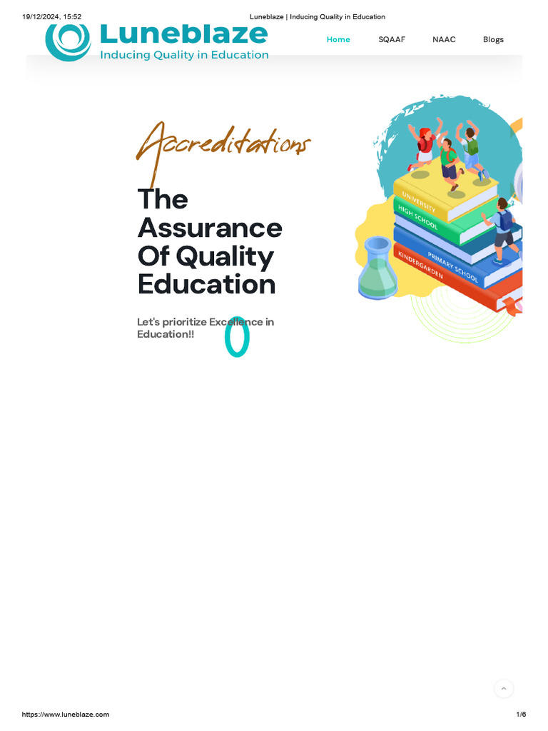 Luneblaze - Inducing Quality in Education | PDF
