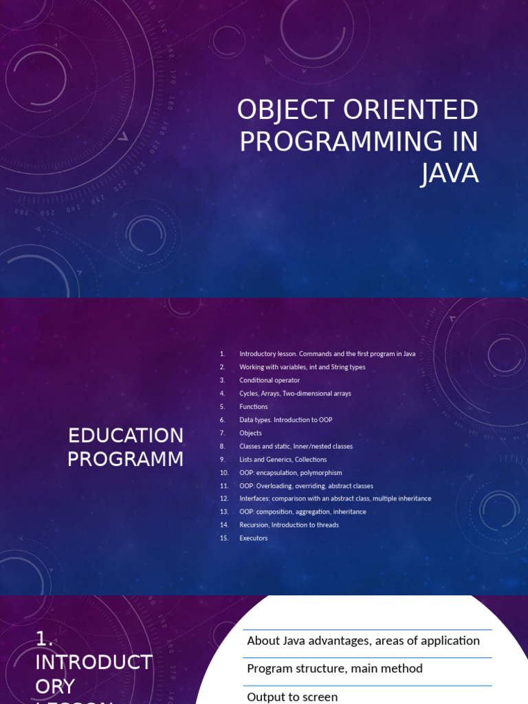 Lecture1 Pdf Object Oriented Programming Class Computer 2694