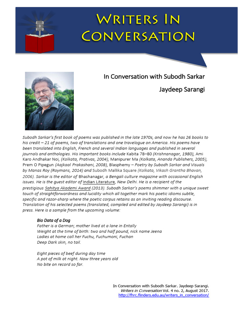 In Conversation With Subodh Sarkar | PDF