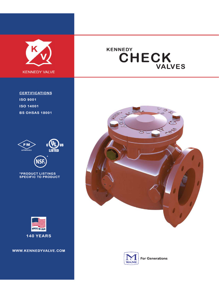 Firefighting Check-Valve-For PR1 | PDF