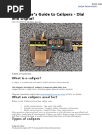 CALLIPERS - Different Types of Calipers and Their Uses (With ...