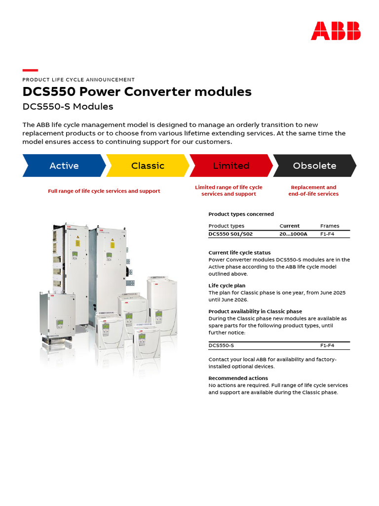 LC Announcement DCS550 RevA (1) | PDF | Computing