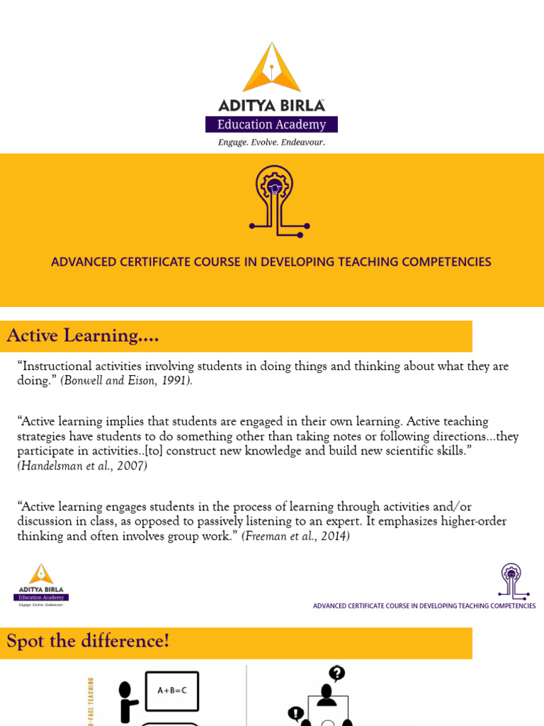 ACCDTC ActiveLearningStrategies | PDF | Learning | Reading Comprehension