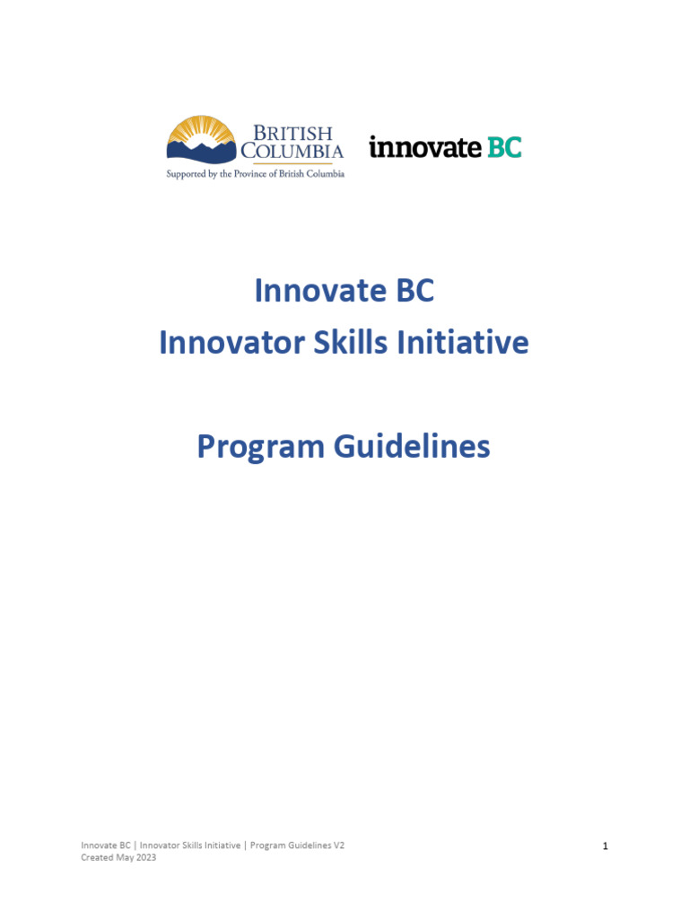 ISI Program Guidelines 2023 | PDF | Salary | Employment