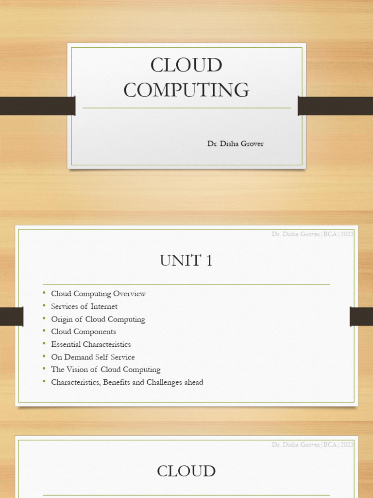 Cc Unit 1 Pdf Cloud Computing Internet 6937