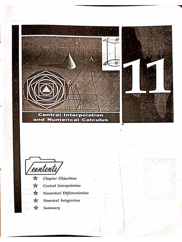 Central Interpolation and Numerical Calcules | PDF
