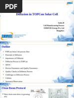 TOPCon Manufacturing Process | PDF | Solar Cell | Wafer (Electronics)