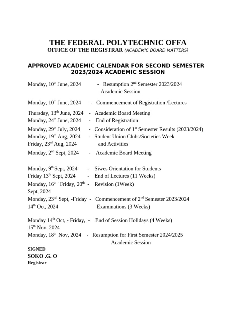 Draft Calendar 2024[1] | PDF