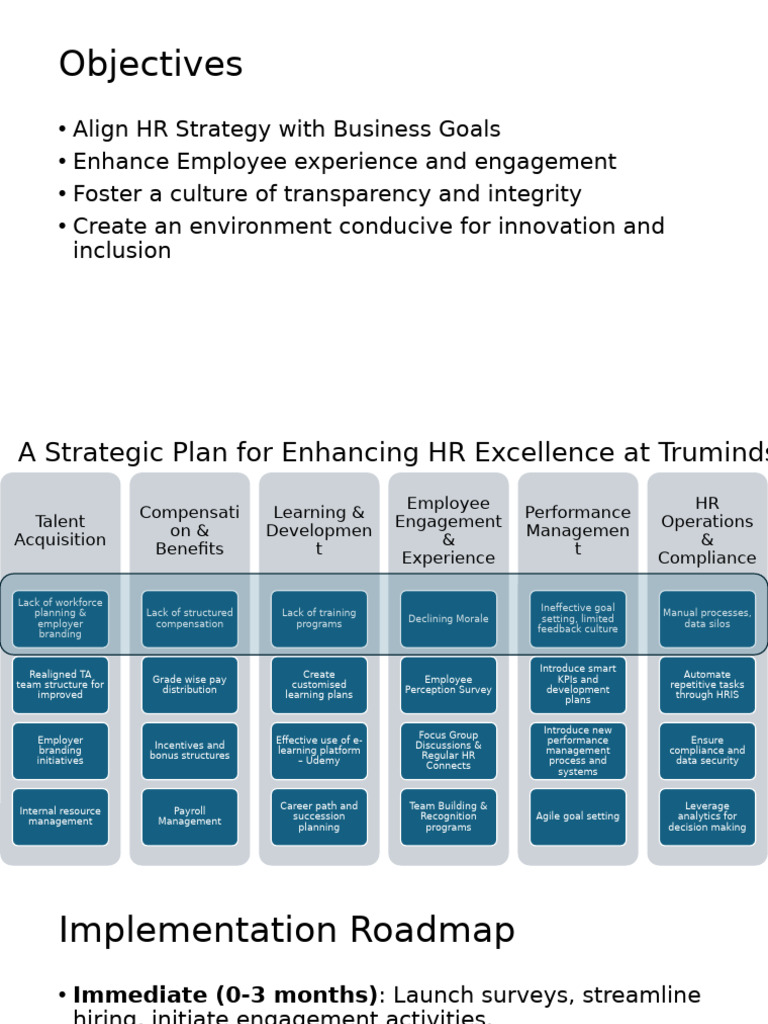 HR Transformation Project Plan Overview | PDF | Cognition | Business ...