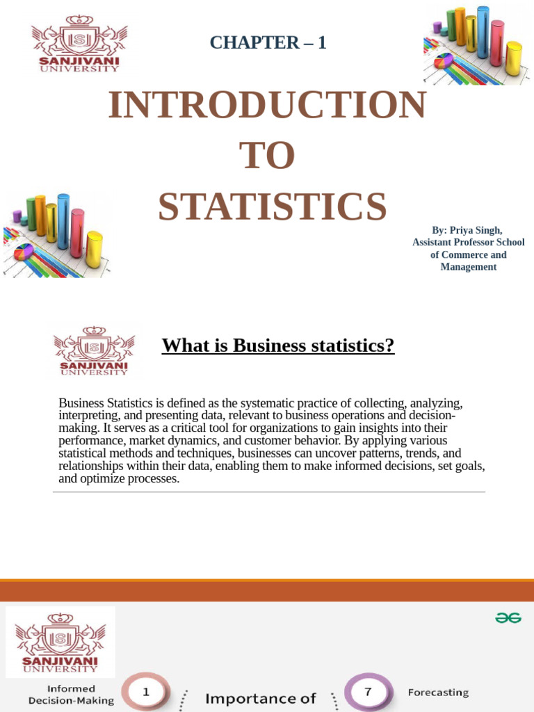 Business Statistics PPT Unit 1 | PDF | Forecasting | Statistics
