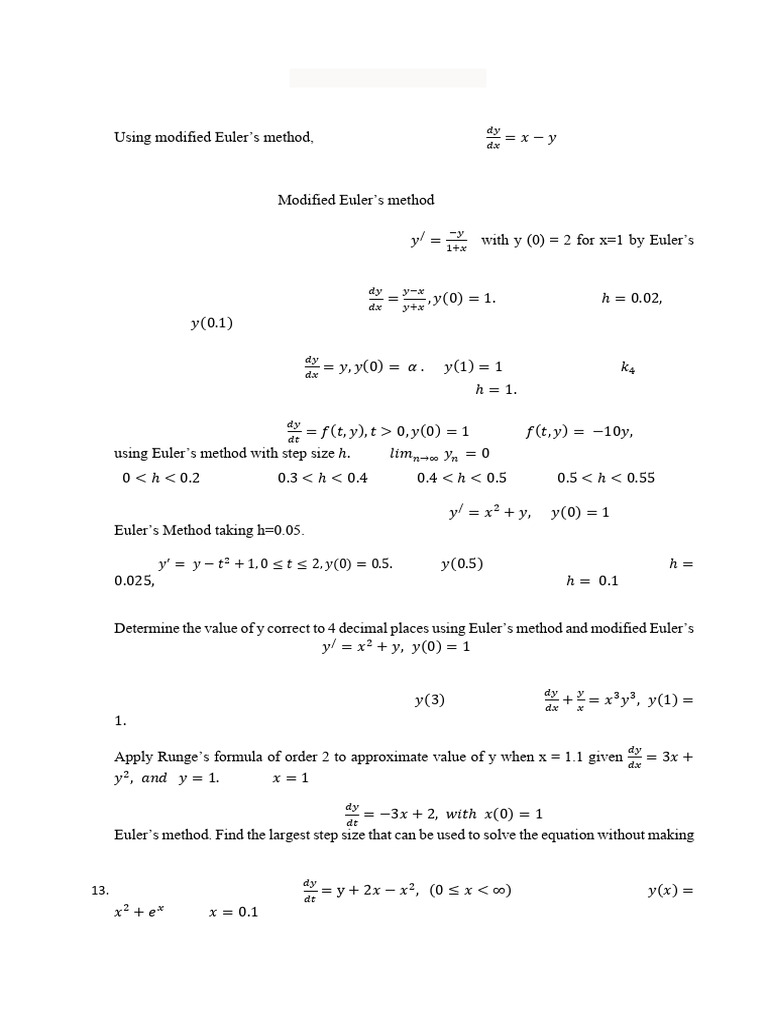Module 5 Tutorial, MA203 | PDF | Mathematical Analysis | Mathematics
