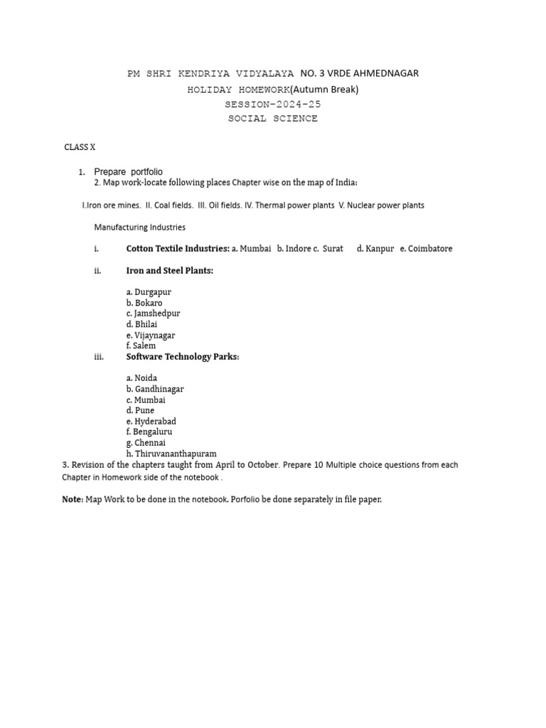 10 SST HOLIDAY HW AUTUMN BREAK.docx | PDF