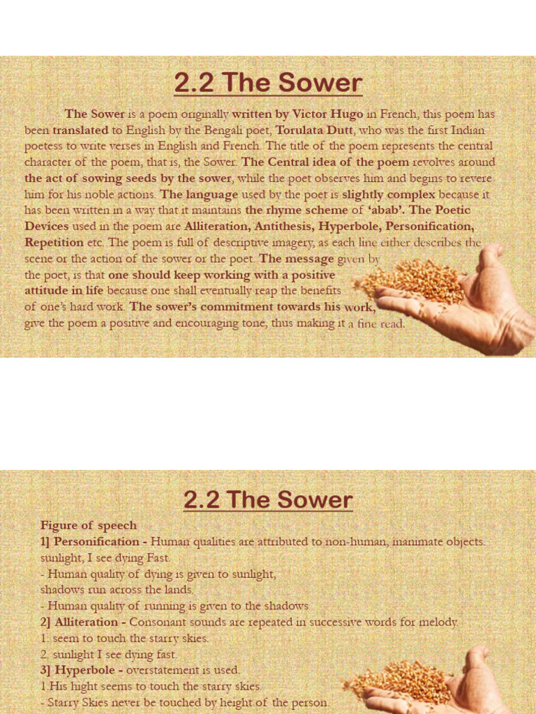 Appreciation of The Sower | PDF