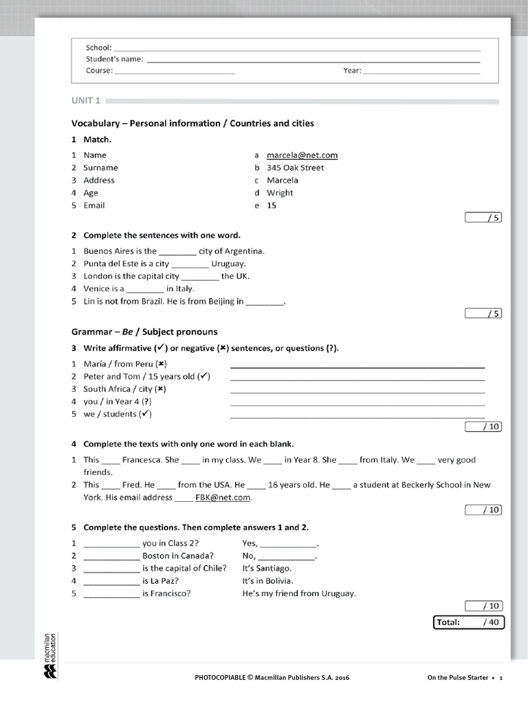OTP0 Unit 1 discrete test | PDF