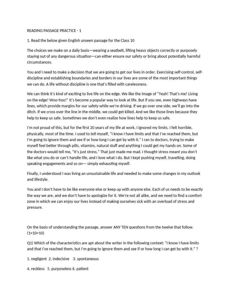 READING PASSAGE-WPS Office | PDF | Cataract | Eye