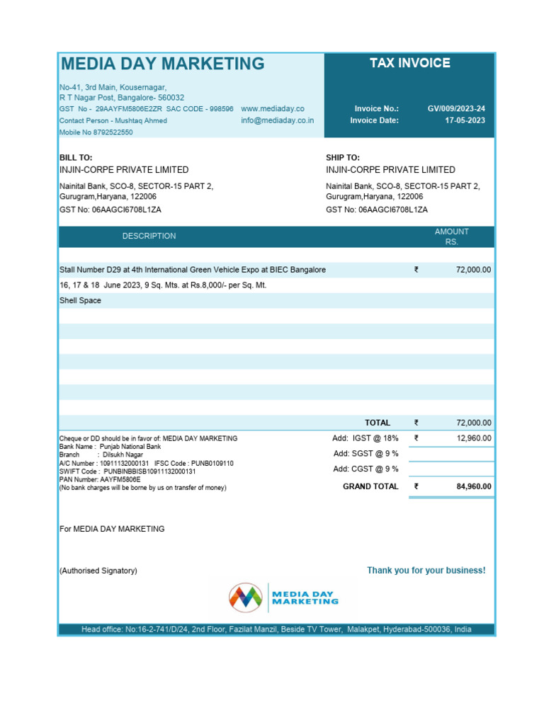 009GV23 Injin-Corpe Private Limited | PDF