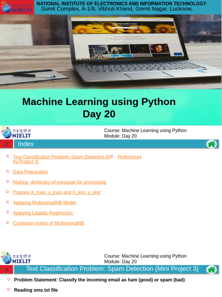 Day20 Machine Learning | PDF | Machine Learning | Artificial Intelligence