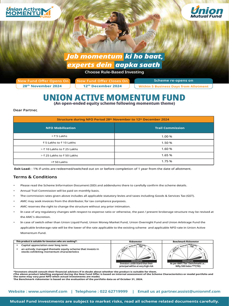Union Active Momentum Fund NFO Details | PDF | Investing | Financial ...