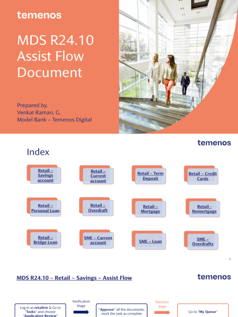 MDS Banking Assist Flow Guide | PDF | Login | Credit