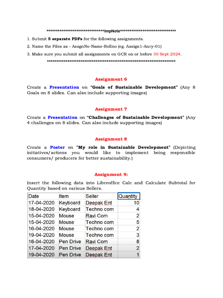 IT Assignments 6 To 10 | PDF