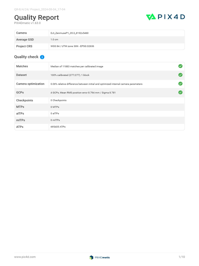 Small Area Photogrammetry Report | PDF | Pixel | Computer Graphics