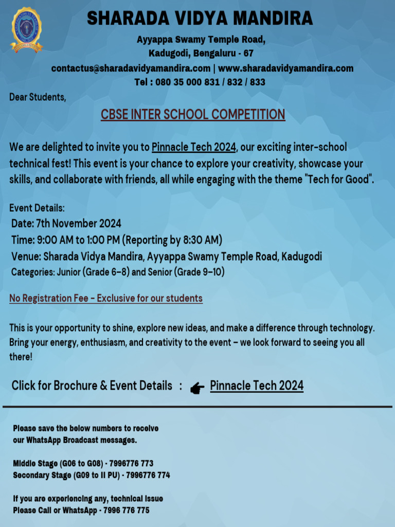 Pinnacle Tech 2024 Invitation | PDF