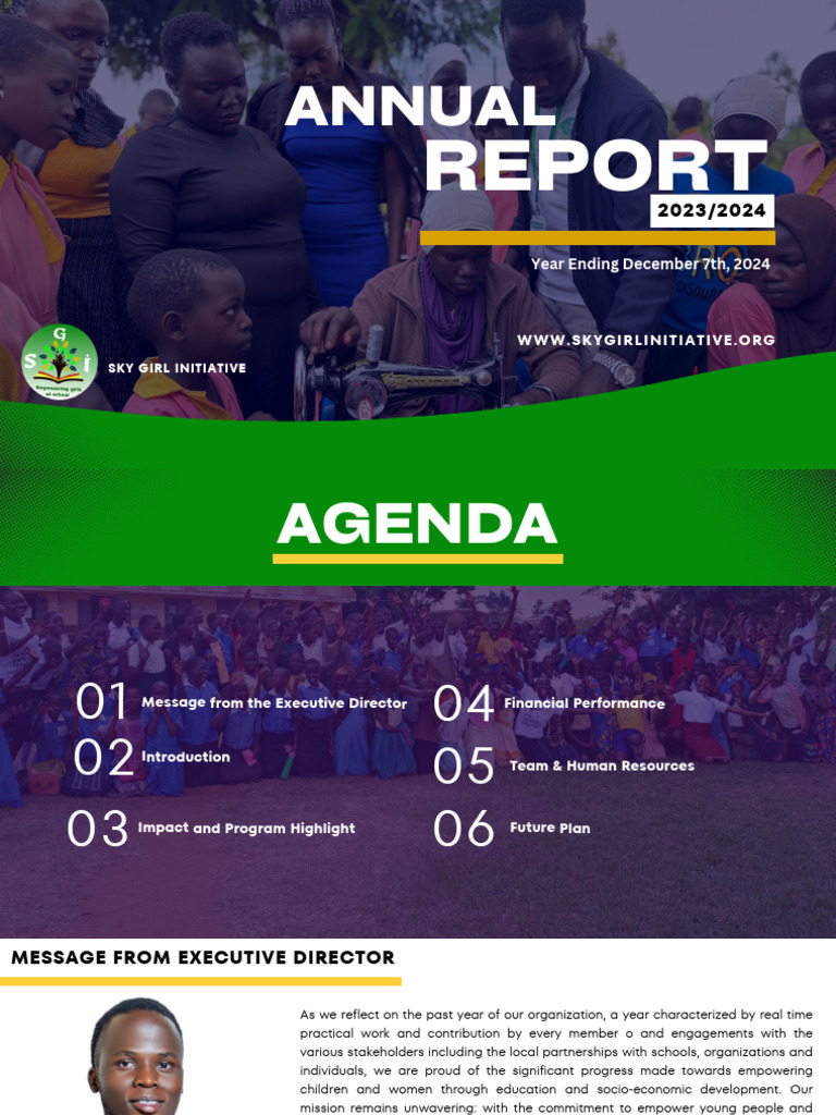Annual Report 2023-2024 | PDF | Mentorship | Empowerment